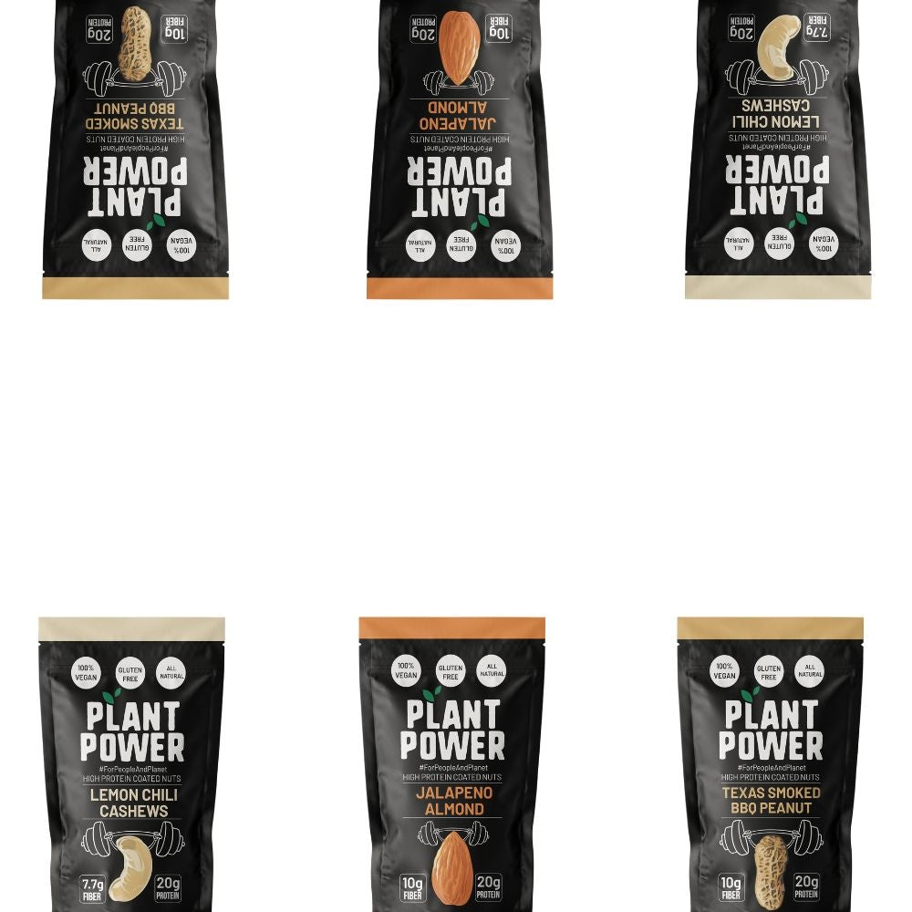 Plant Power-High Protein Snacks, Vegan Cookies, Savoury Mixture