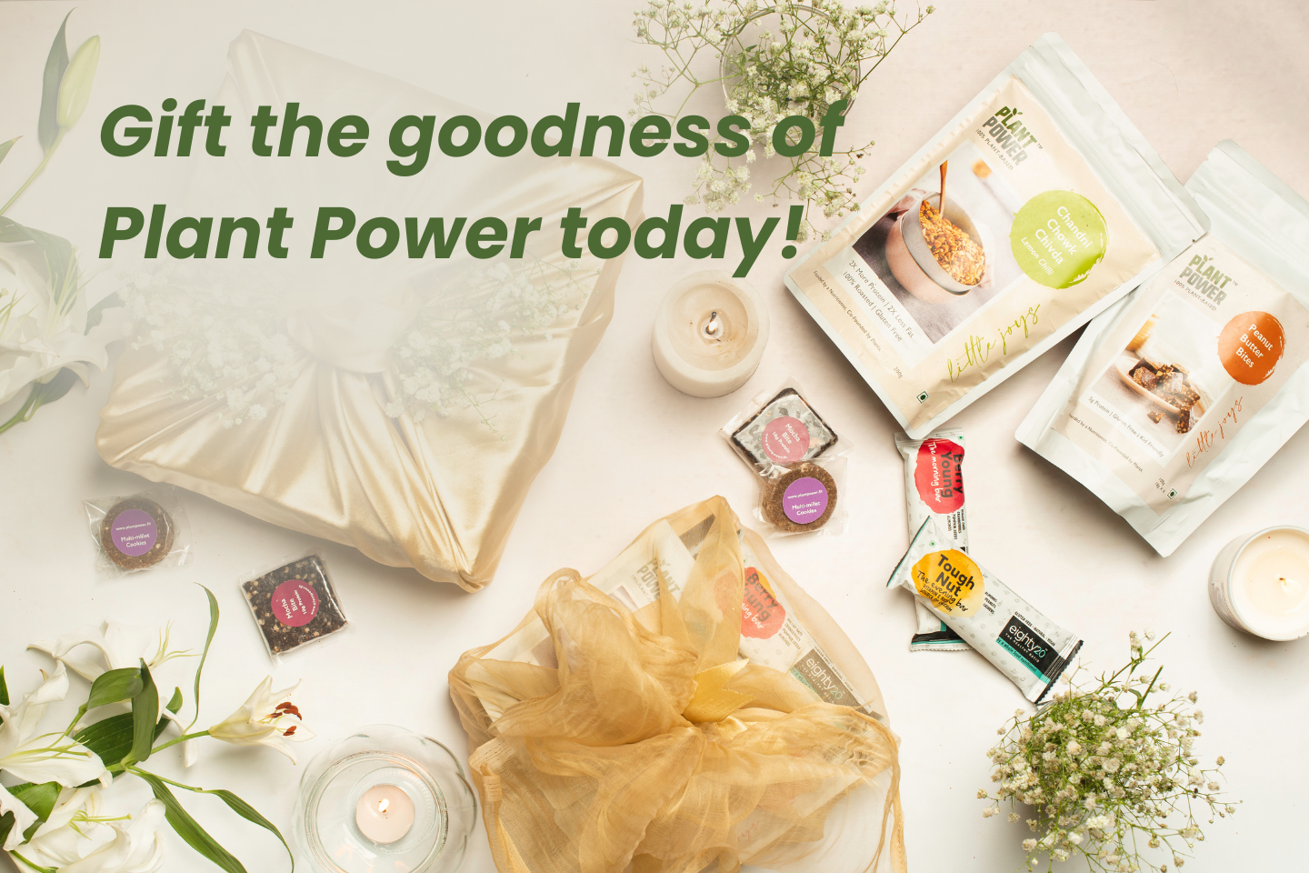 Plant Power - 100% Plant-based | Snacks | Protein Powders